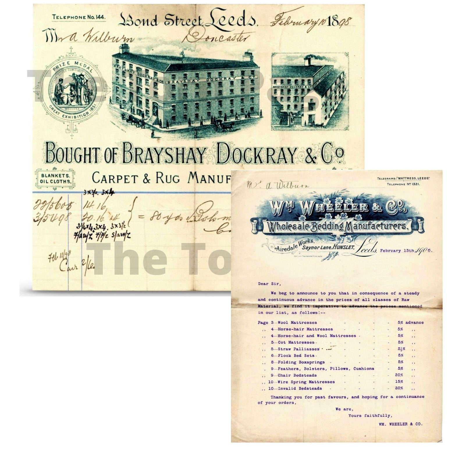 Vintage Invoices Victorian Scripts and Designs Digital | Etsy