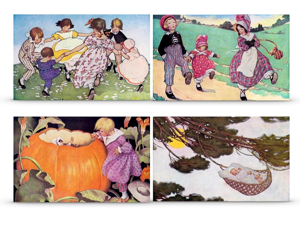 Vintage Nursery Rhymes Traditional Rhymes Children's | Etsy