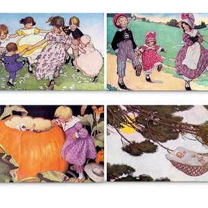 Vintage Nursery Rhymes, Traditional Rhymes, Children's Journals ...