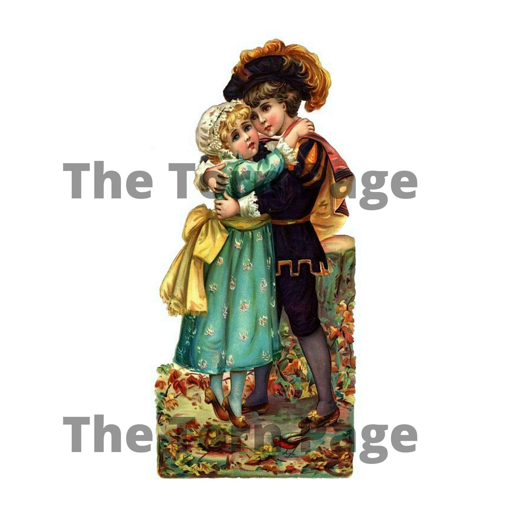 Vintage Nursery Rhyme Characters Digital Ephemera 8.5x11 | Etsy