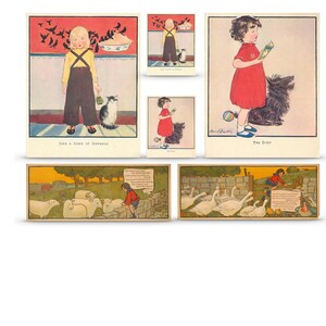 Vintage Nursery Rhymes, Traditional Rhymes, Children's Journals ...