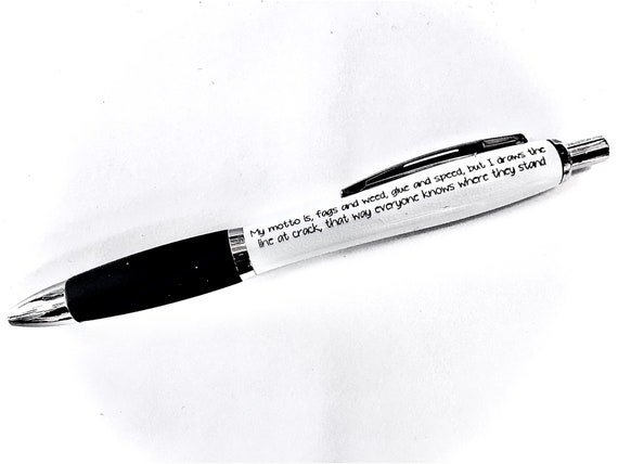 Dave Coaches Motto Pen Funny Pen Barry Island Gavin and - Etsy UK