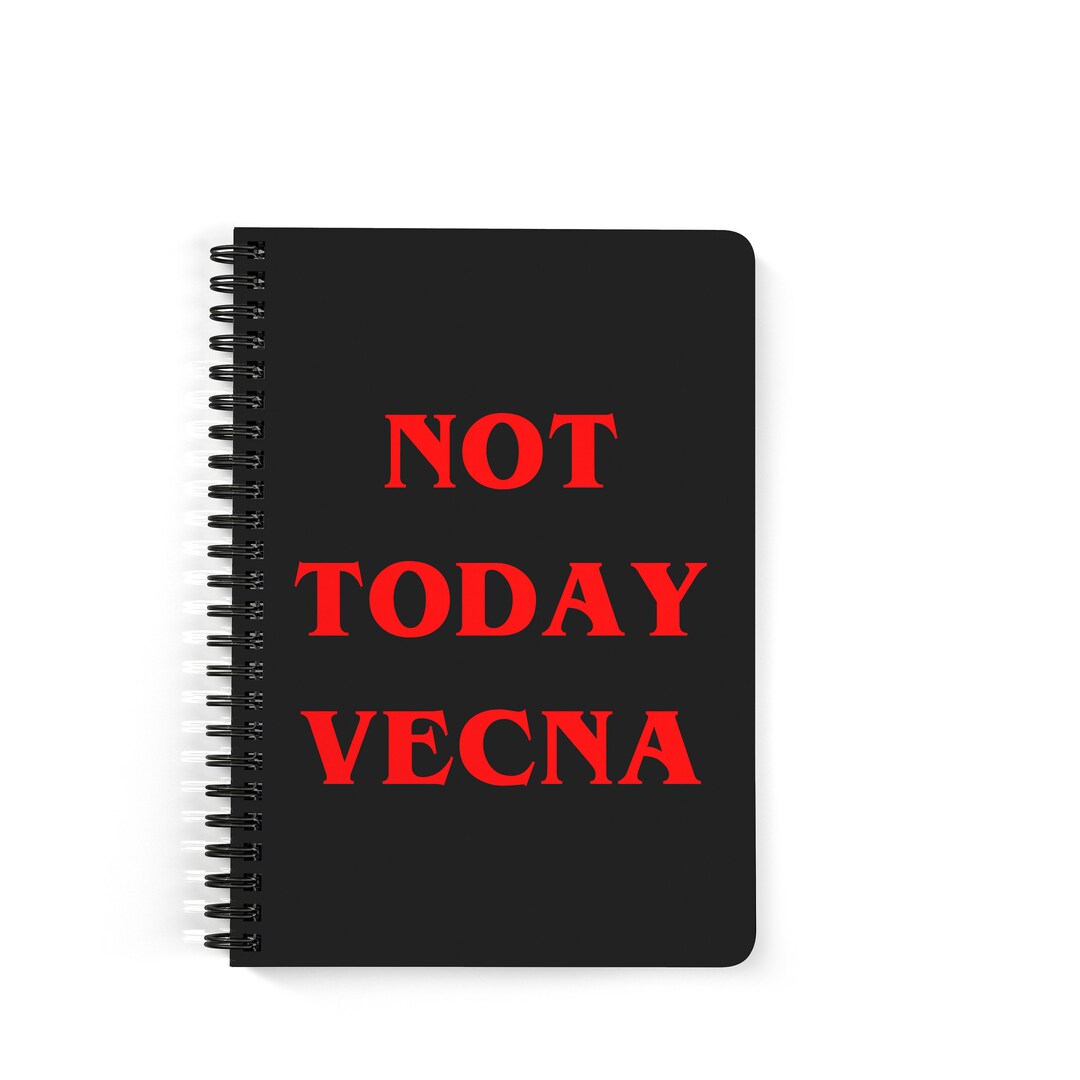 Not Today Vecna Notebook, Friends Don't Lie, Scoops Ahoy, Running up ...