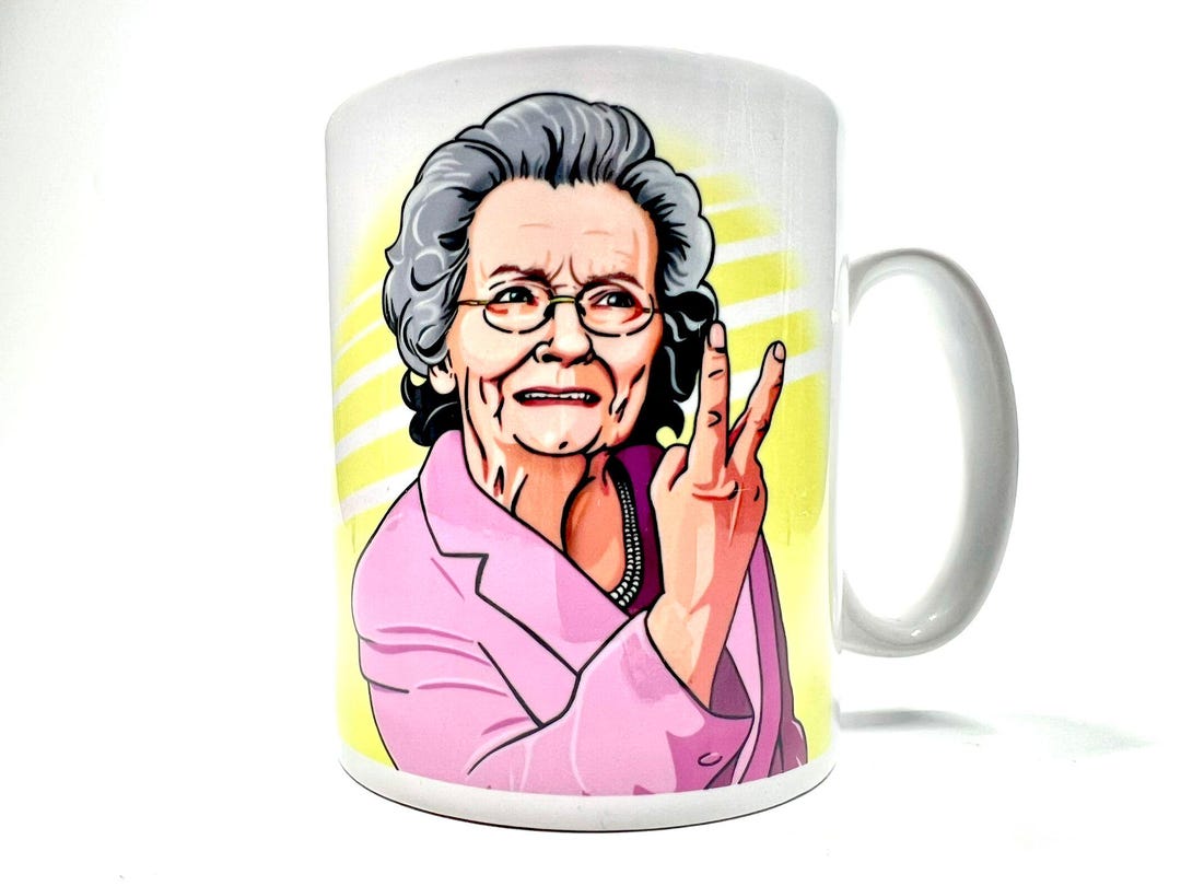 Doris Middle Finger Mug Barry Island, Funny Quote - Etsy