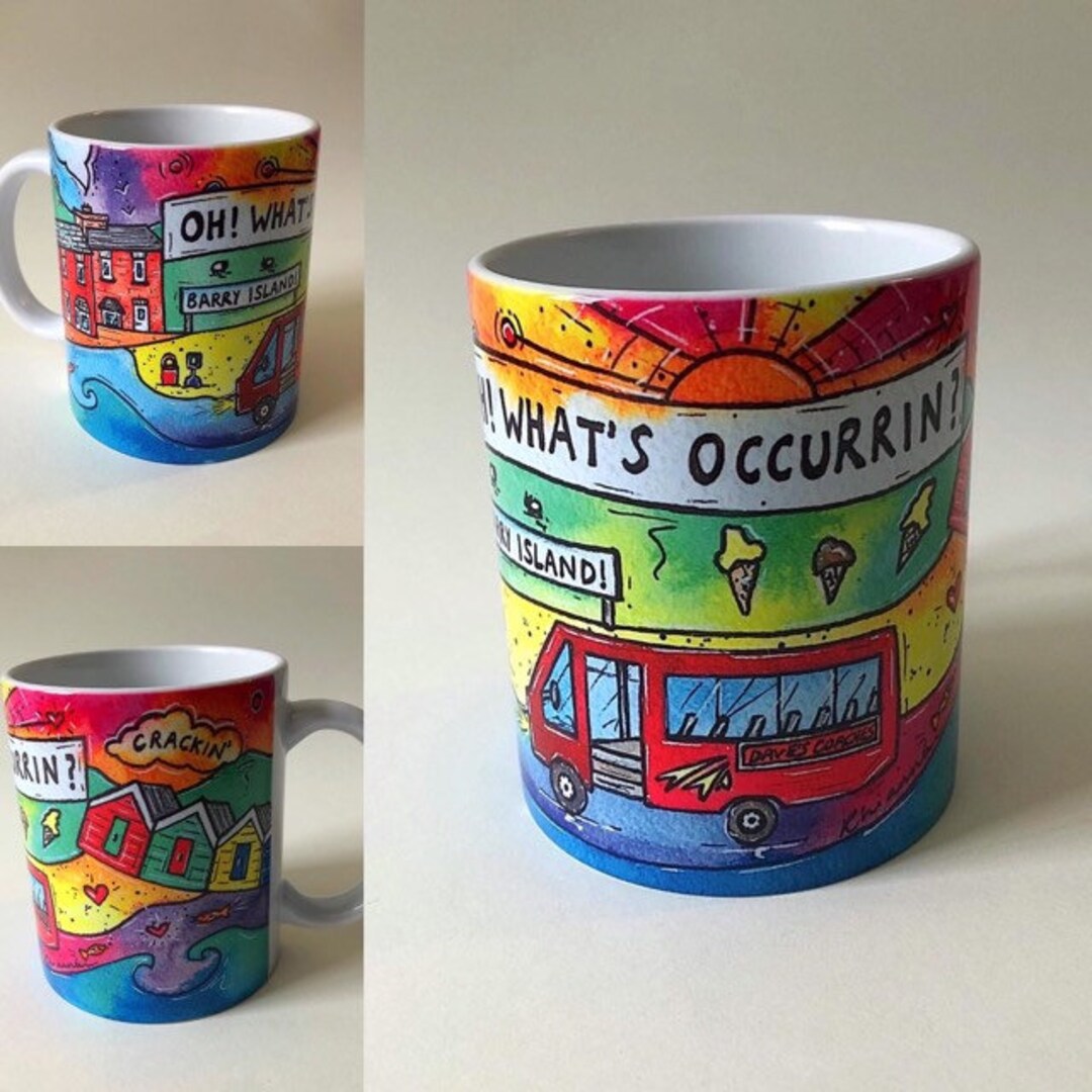 Rhiannon Art Design Mug, Welsh Mug, Welsh Gift - Etsy UK