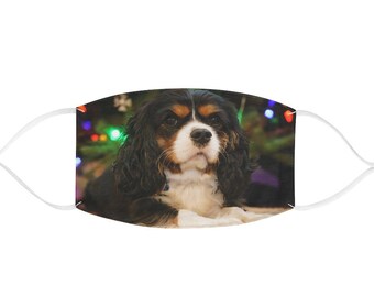 Cavalier King Charles Face Mask - Etsy