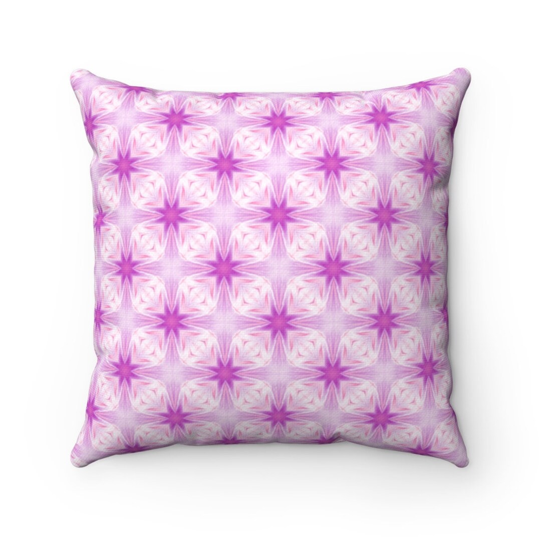This Modern Pink and Purple Star Print Makes a Perfect Throw - Etsy
