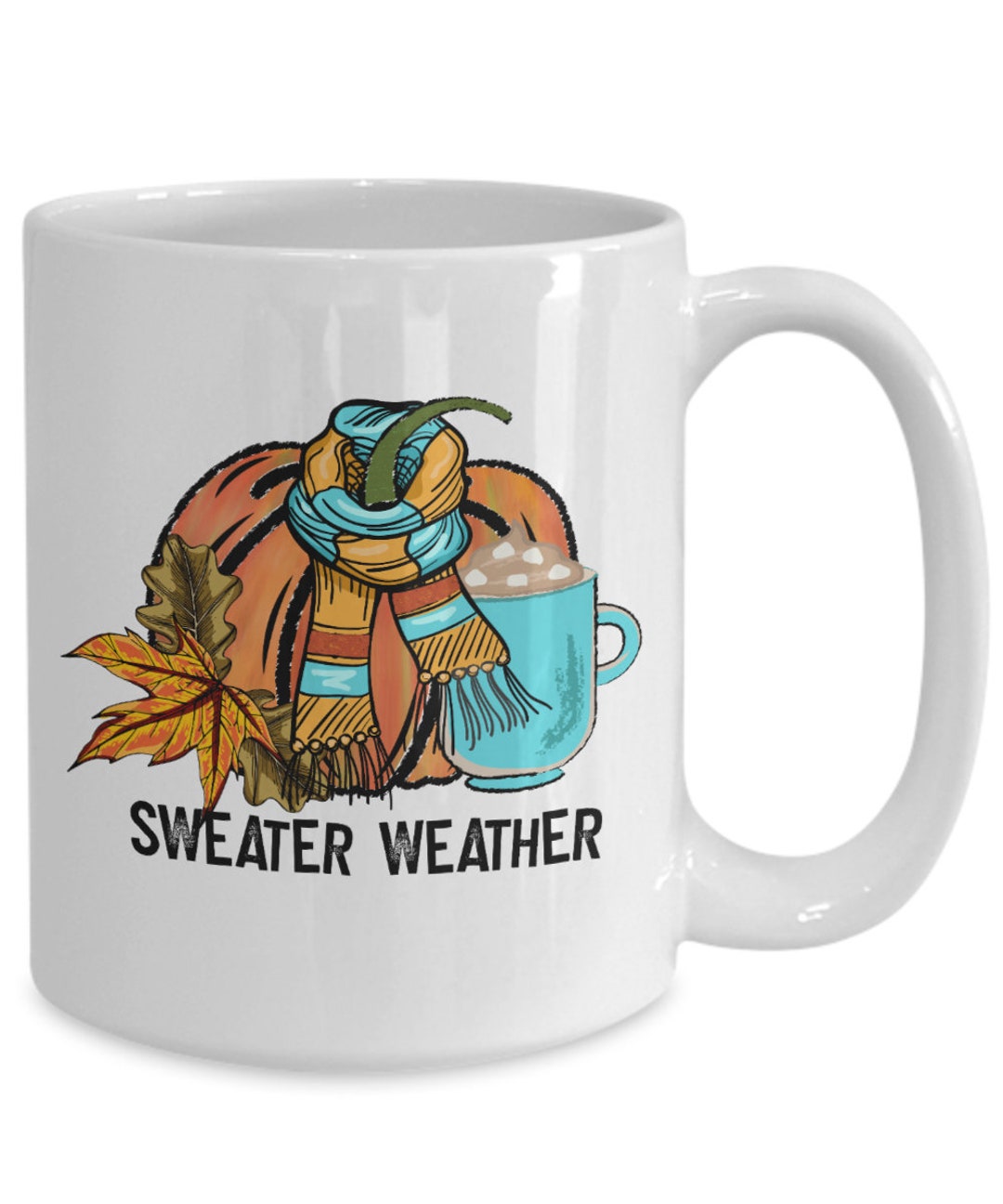 Coffee Mug for Autumn Sweater Weather Coffee Mug - Etsy