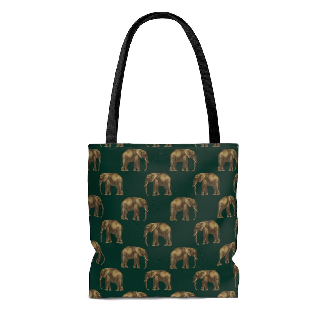 This Elephant Print Custom Tote Bag is a Great Reusable Grocery Bag and ...