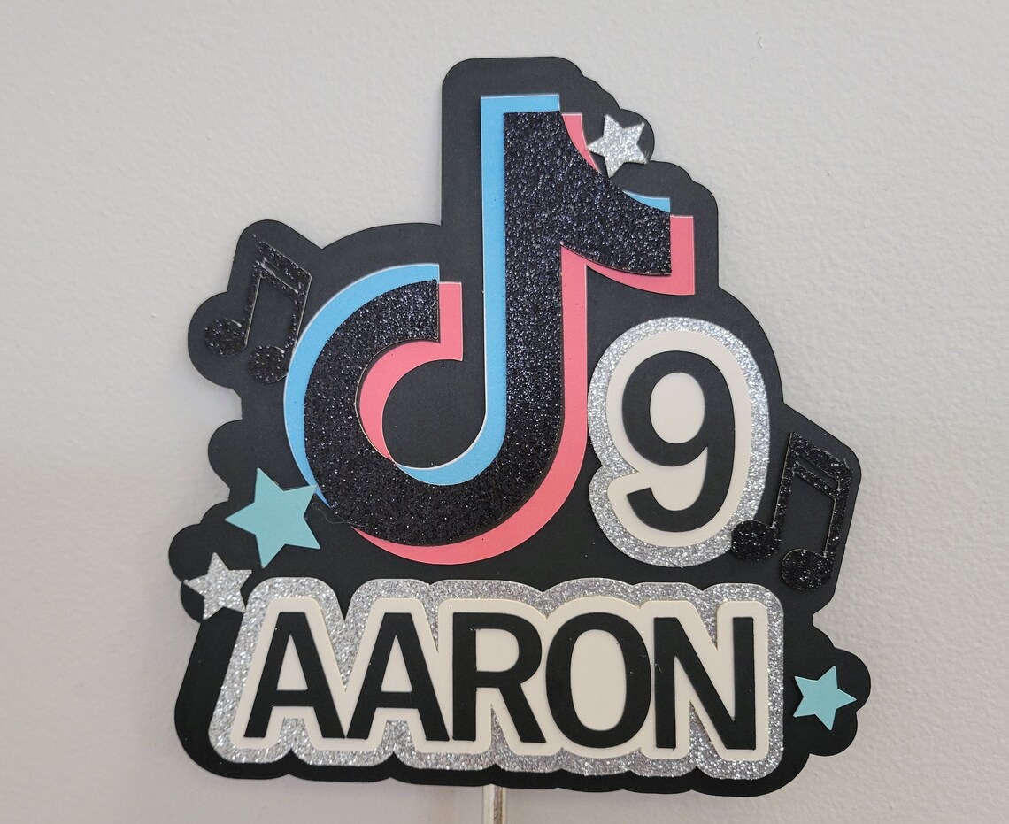 Tik Tok Cake Topper Tik Tok Party Tik Tok Birthday Supplies - Etsy