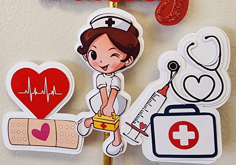 Nurse Cake Topper RN Cake Topper Custom Cake Topper Nurse - Etsy