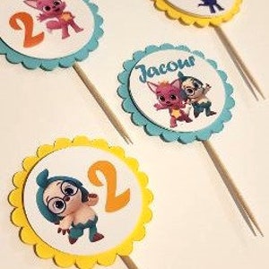 Hogi Cake Topper, Pinkfong Cake Topper, Baby Shark Cake Topper,pinkfong ...