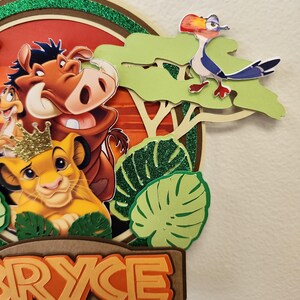 Lion King Cake Topper: Custom Simba Birthday Party Decoration - Etsy