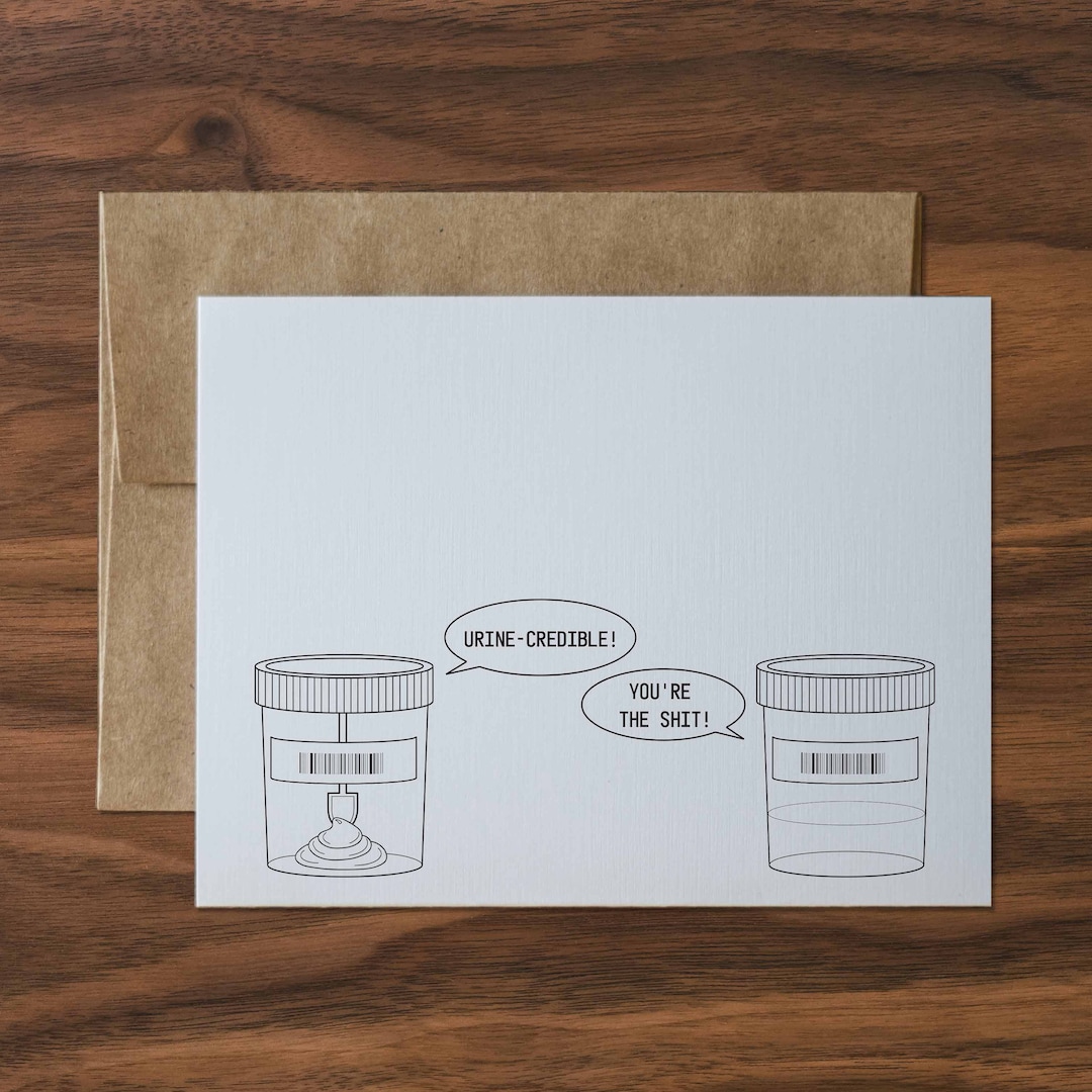 Urine-credible, You're the Shit Greeting Card - Match Day, Graduation ...
