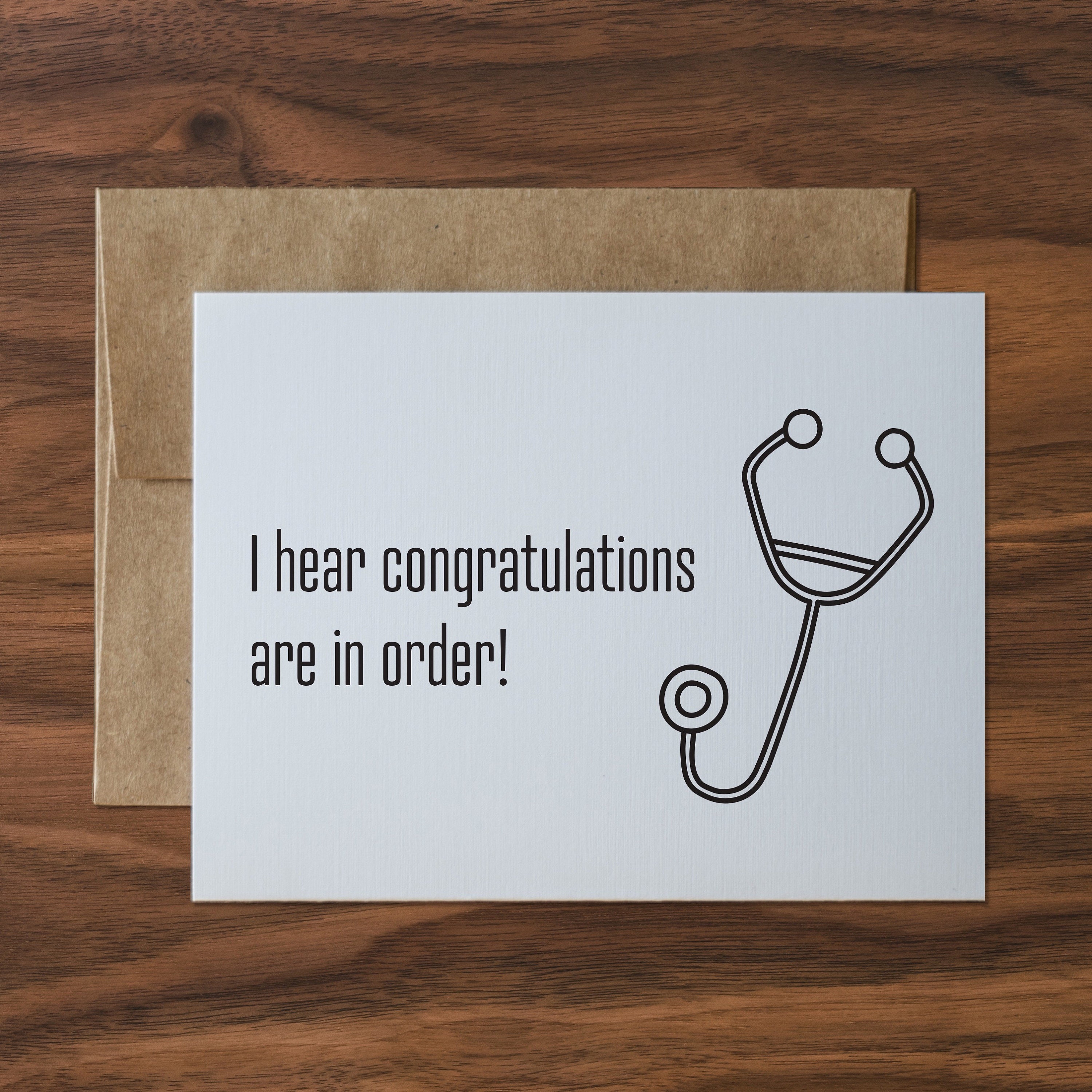 I Hear Congratulations Are in Order Greeting Card Match Day - Etsy
