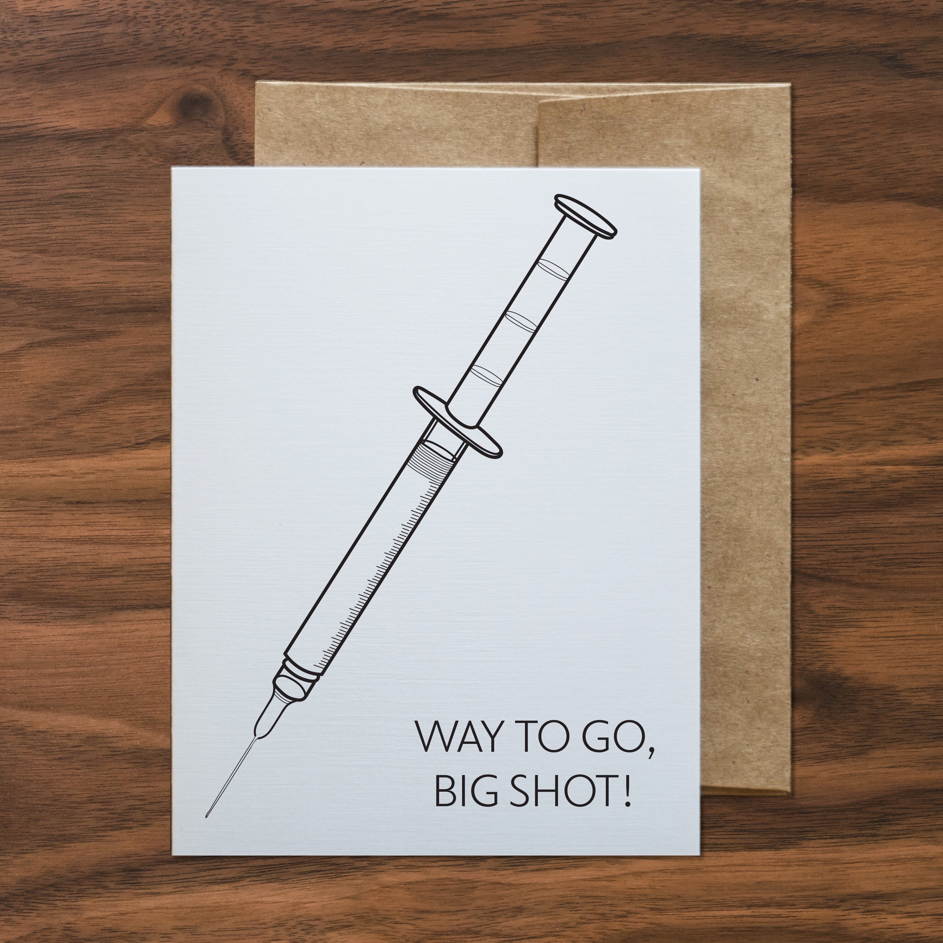 Way to Go Big Shot Greeting Card Match Day Graduation - Etsy