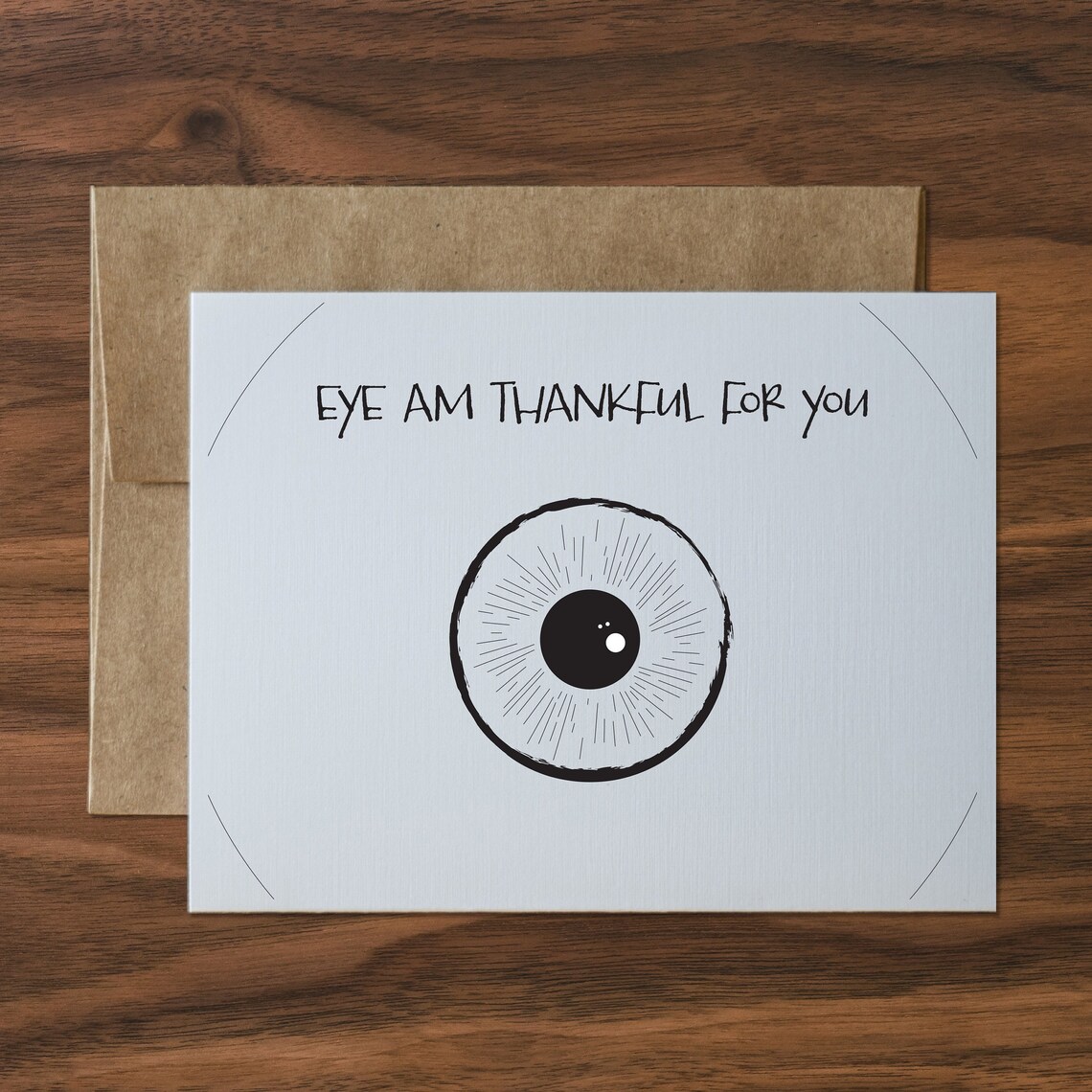 Eye Am Thankful for You Greeting Card - Etsy
