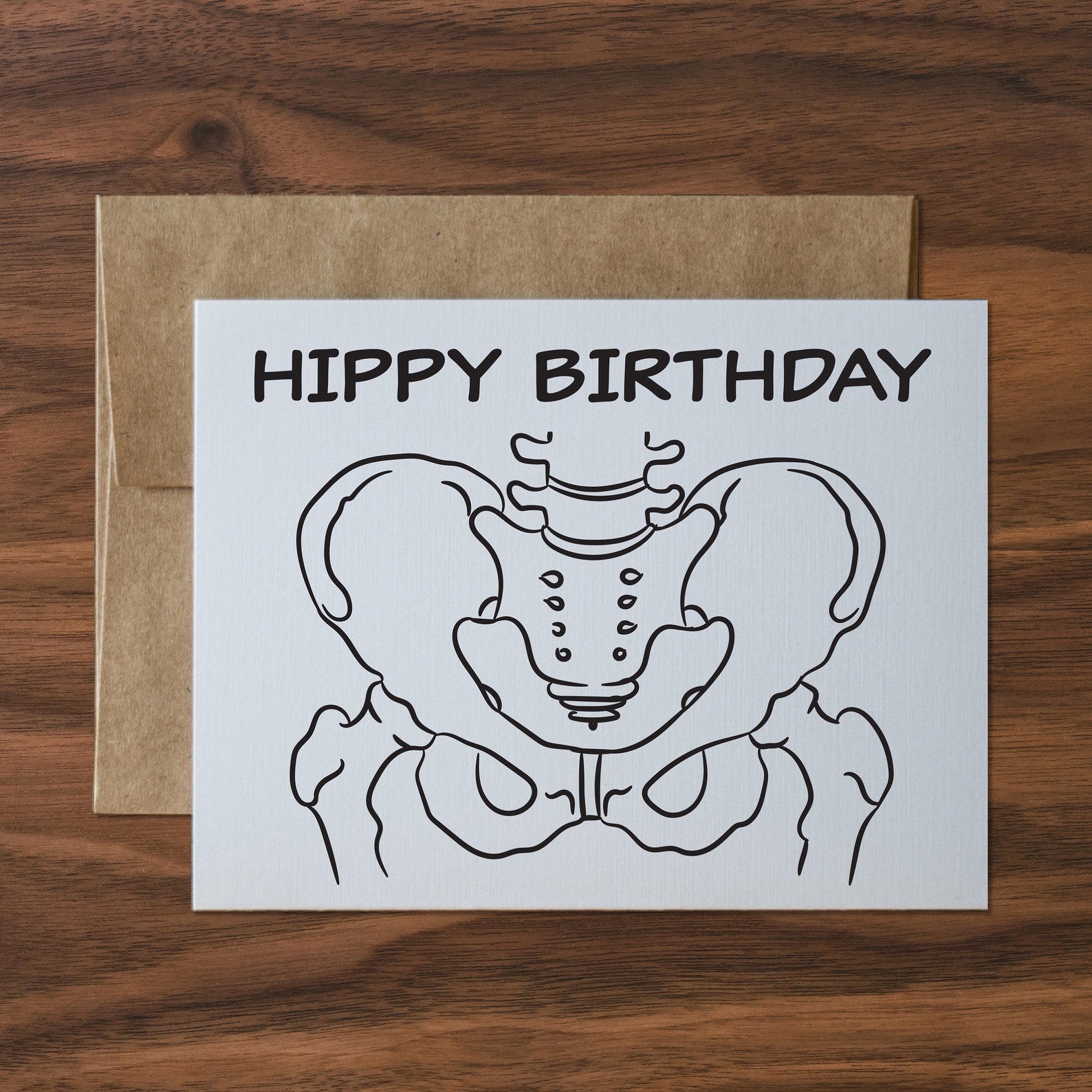 Hippy Birthday Greeting Card | Etsy