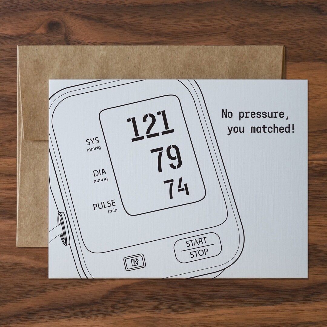 No Pressure, You...greeting Card - Match Day, Graduation ...