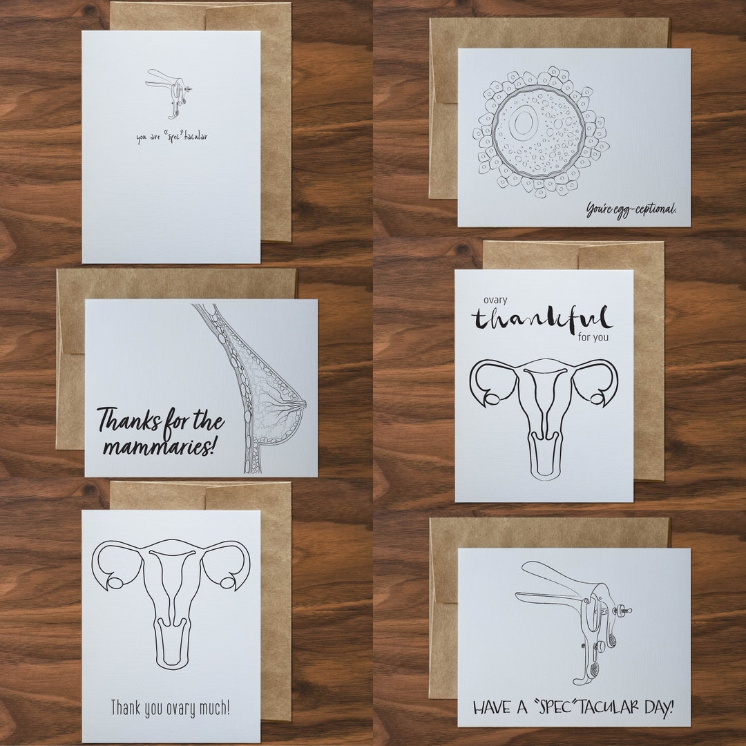 Greeting Card Boxed Set: OBGYN, Obstetrics, Gynecology, Women's Health ...
