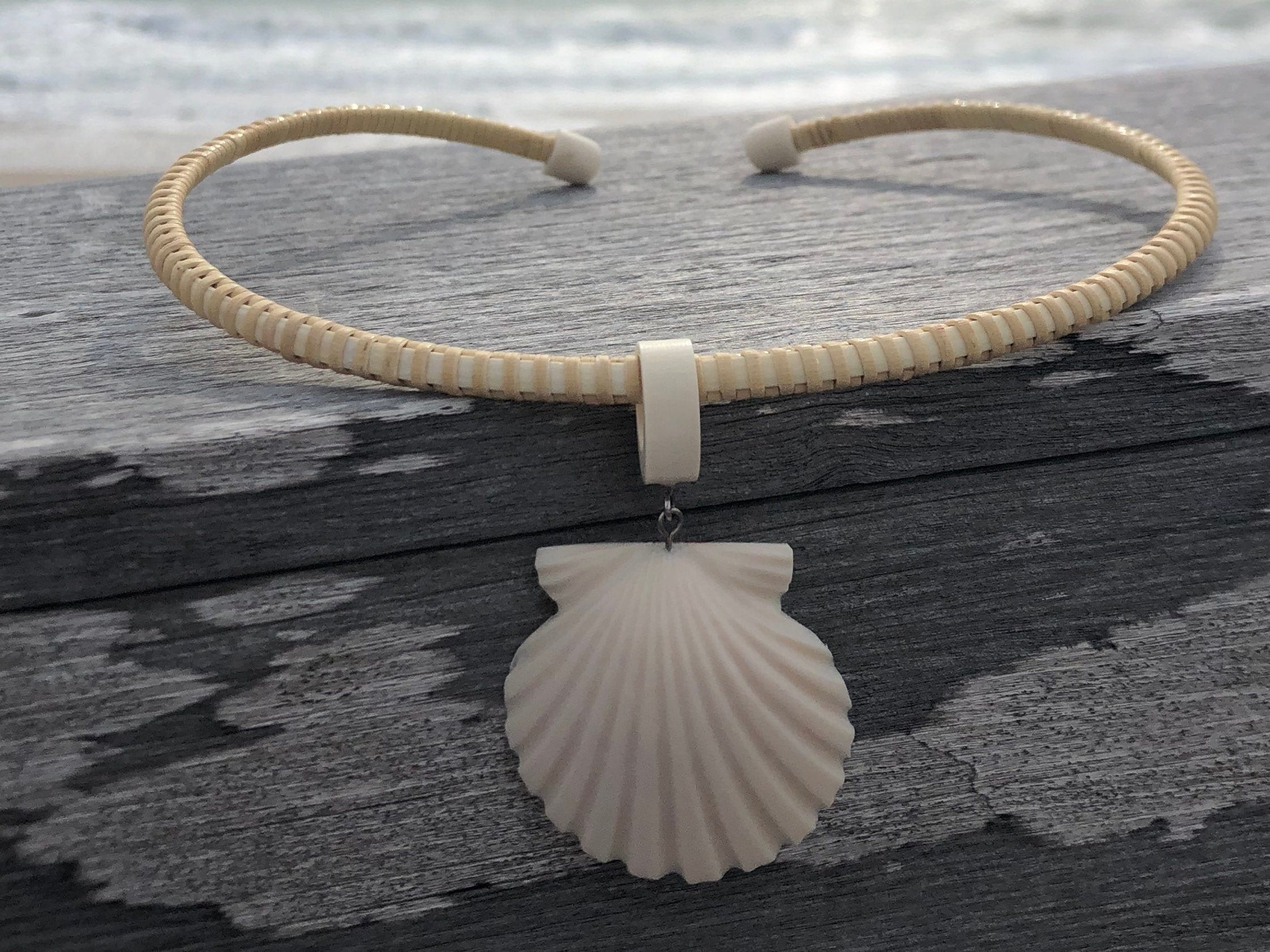 Nantucket Scallop Shell Necklace. - Free Shipping - Etsy