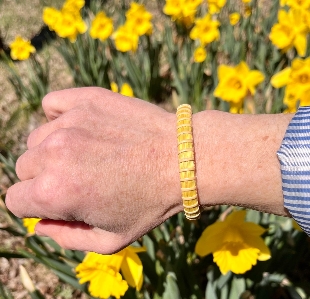 Handmade Nantucket Bracelet - Lightship Basket Style Cuff - Etsy
