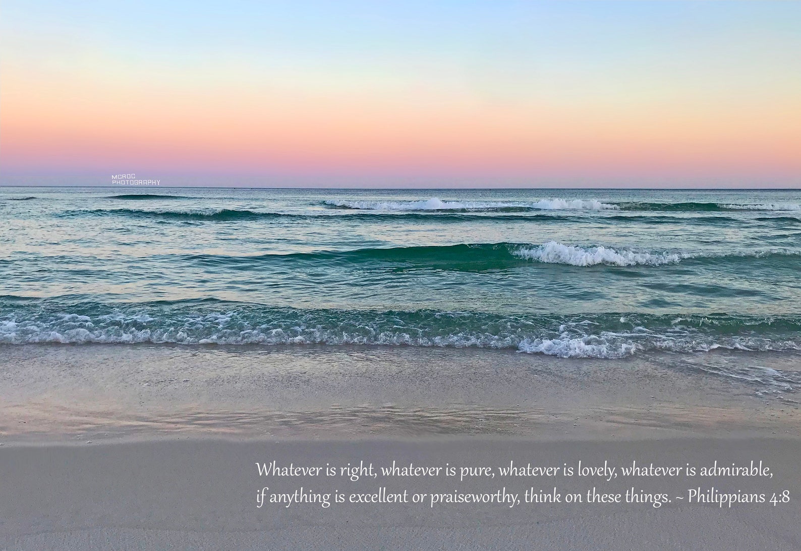 Framed Beach Sunset, Ocean Photography, Religious Wall Art, Christian ...
