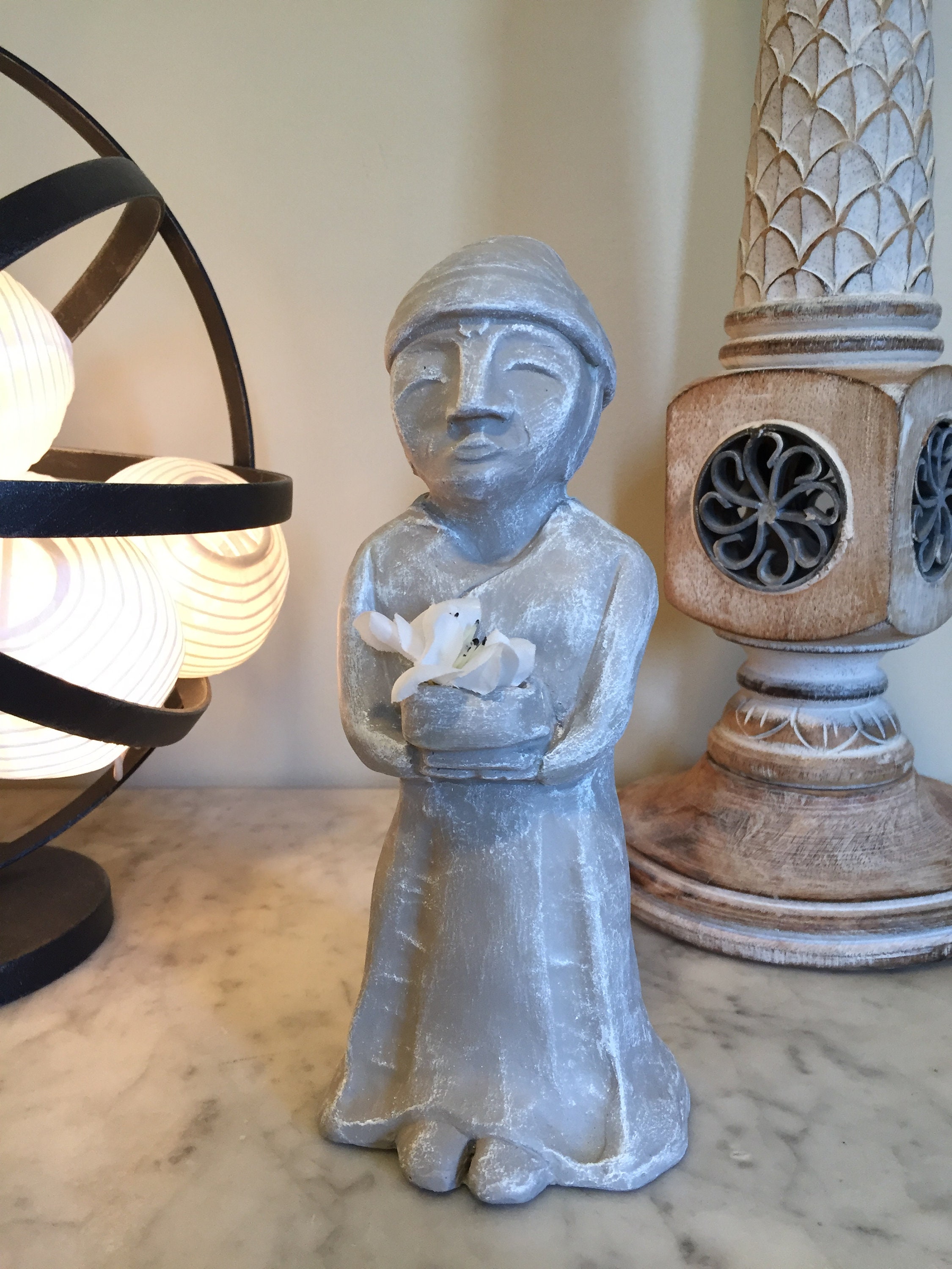 Jizo Inspired standing Statue - Etsy