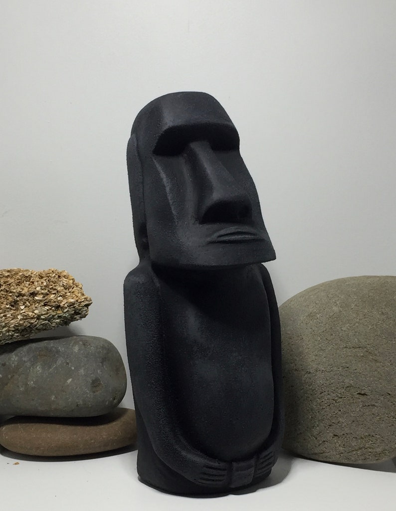 Easter Island Moai Rustic Statue without Hat | Etsy