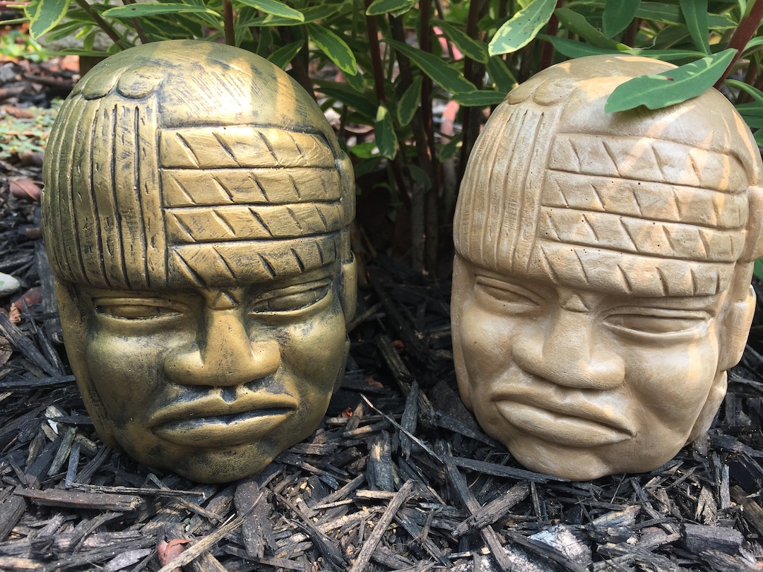 Olmec San Lorenzo Stone Monument Colossal Head #4 - Etsy