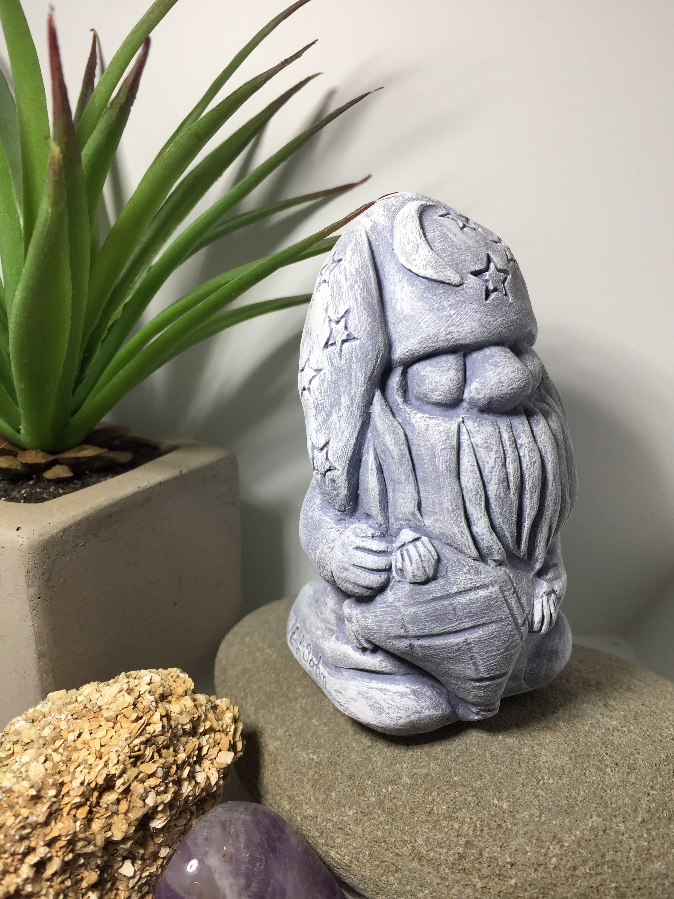 Sleepytime Nighty-night Gnome Statuette/gnome Decor - Etsy