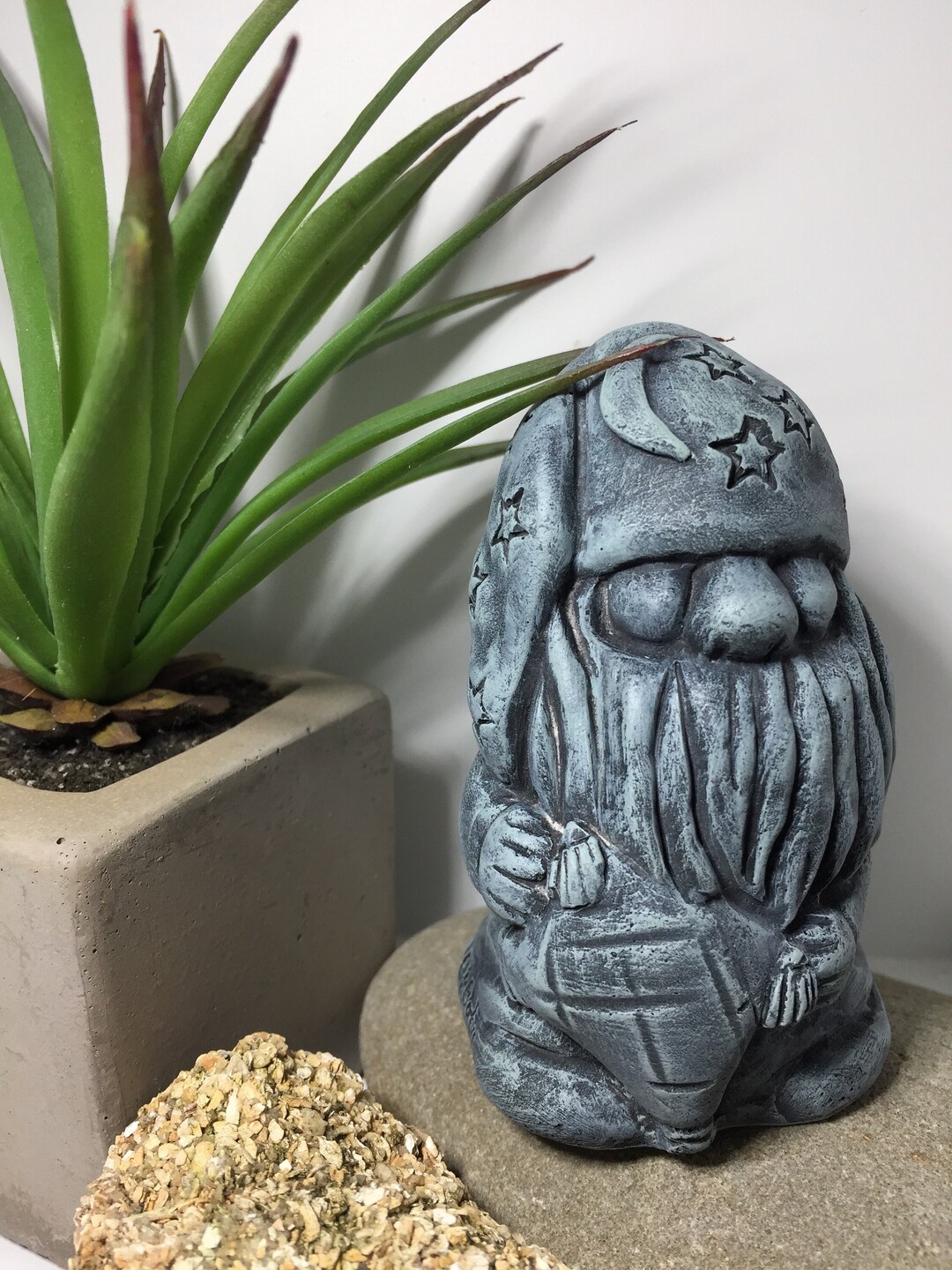 Sleepytime Nighty-night Gnome Statuette/gnome Decor - Etsy