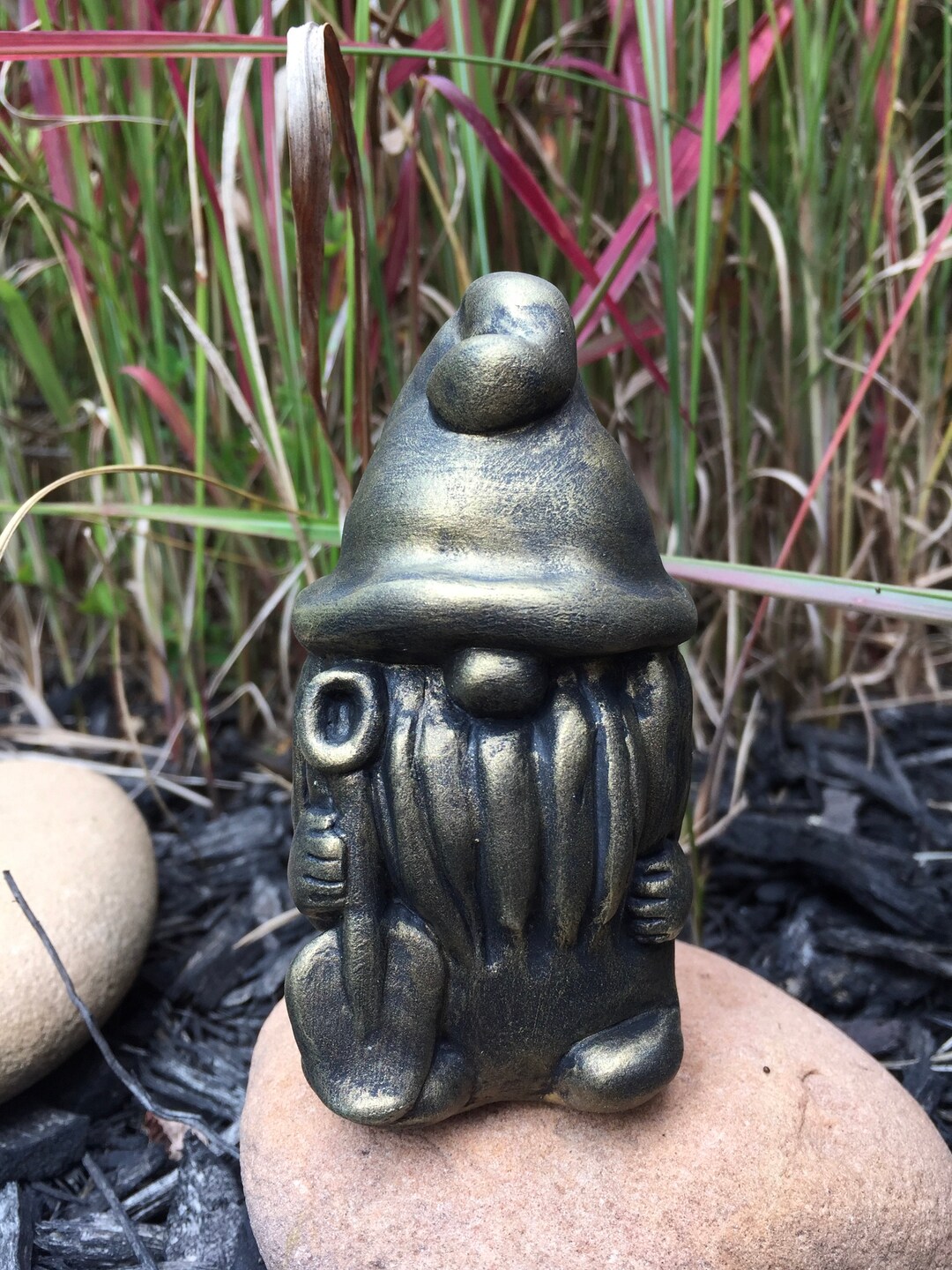 Little Worker Gnome Statuette/gnome Decor - Etsy