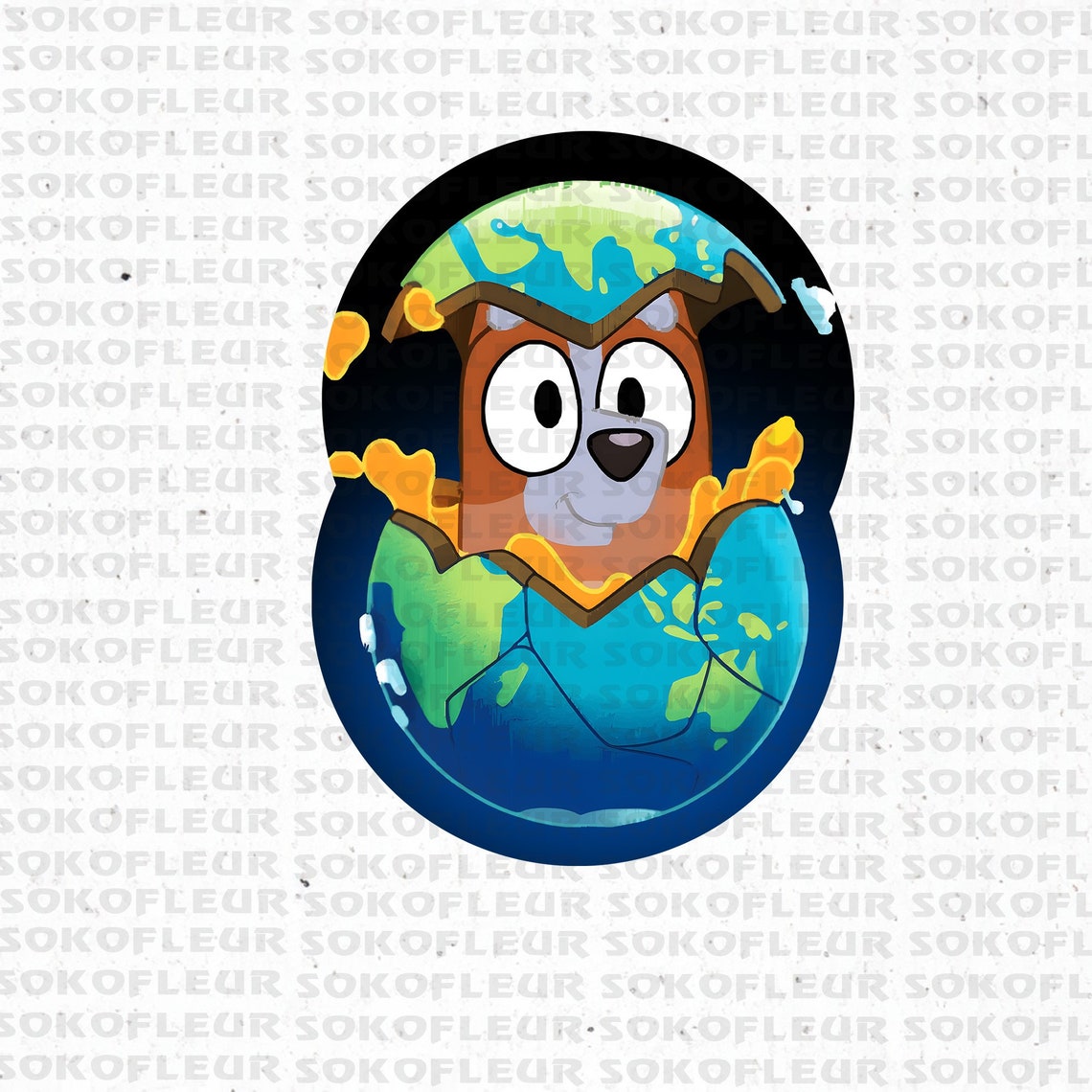 Bluey Earth PNG Sublimation Bluey and Bingo Friends Png - Etsy New Zealand