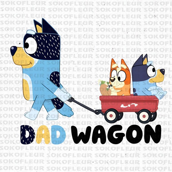 Bluey Wagon - Etsy Canada