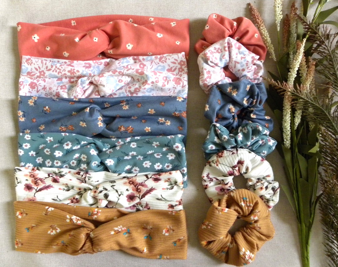 Headband and Scrunchie Set, Gift Set for Girls, Matching Scrunchie and ...