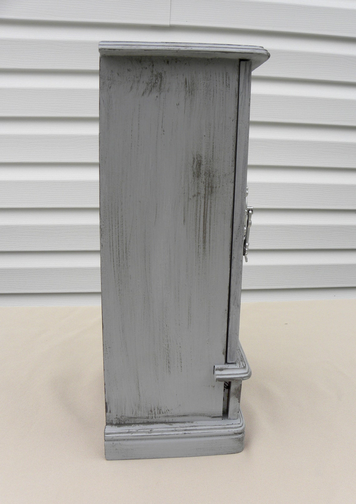 Upcycled Jewelry Box Grey Jewelry Box Vintage Jewelry - Etsy UK