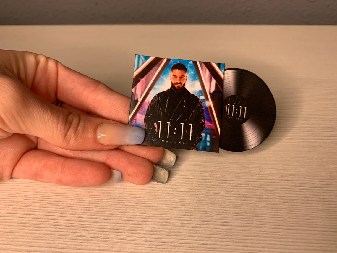Maluma Collection. Miniature vinyl album. Scale 1/6 | Etsy