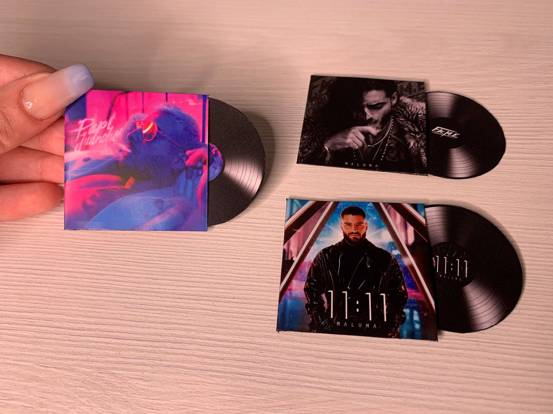 Maluma Collection. Miniature Vinyl Album. Scale 1/6 - Etsy