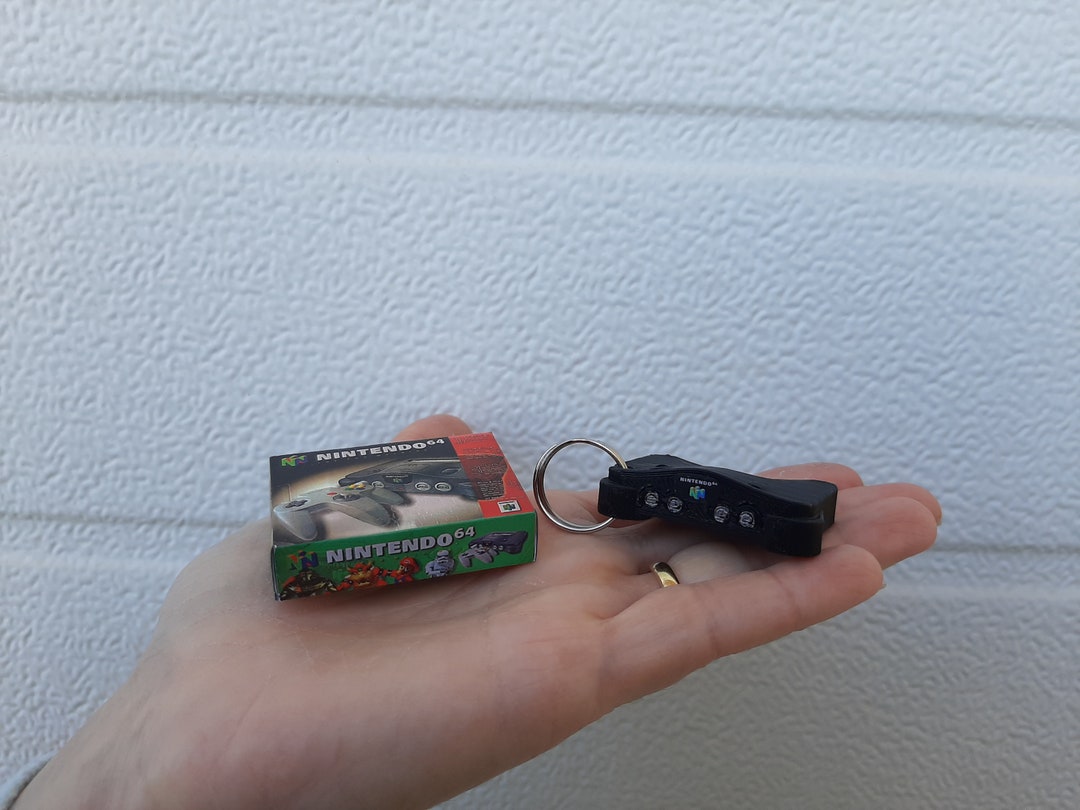 NINTENDO 64 Keychain. Custom Option. Custom Date Keychain,personalized ...
