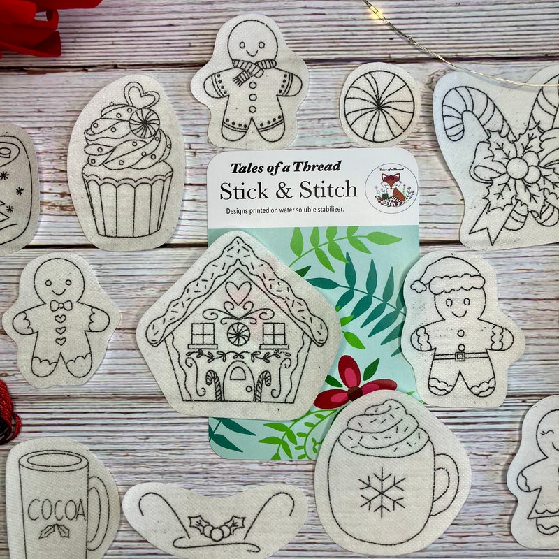 Gingerbread Embroidery Pattern - Etsy
