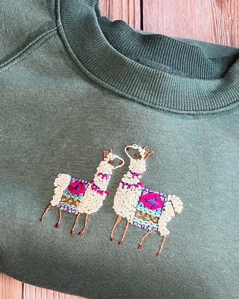 Stick and Stitch Llama, Cacti, Cactus Hand Embroidery Water Soluble ...