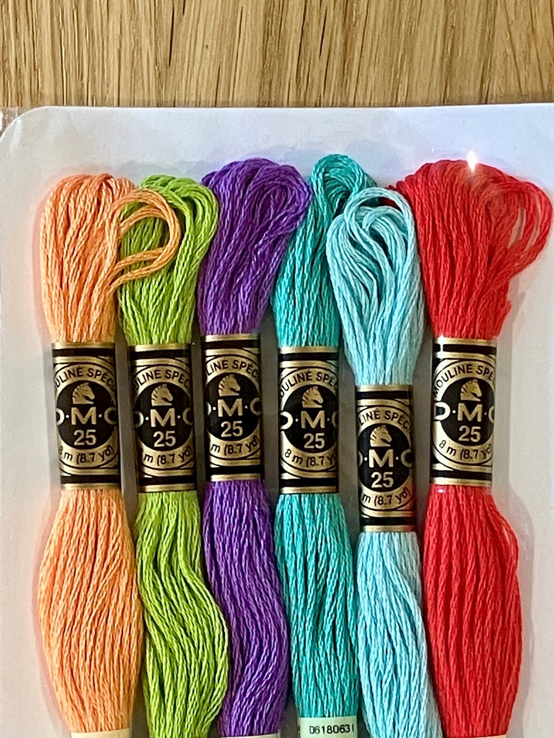 Tropical Rainforest Color Palette DMC Cotton Embroidery Floss Thread ...