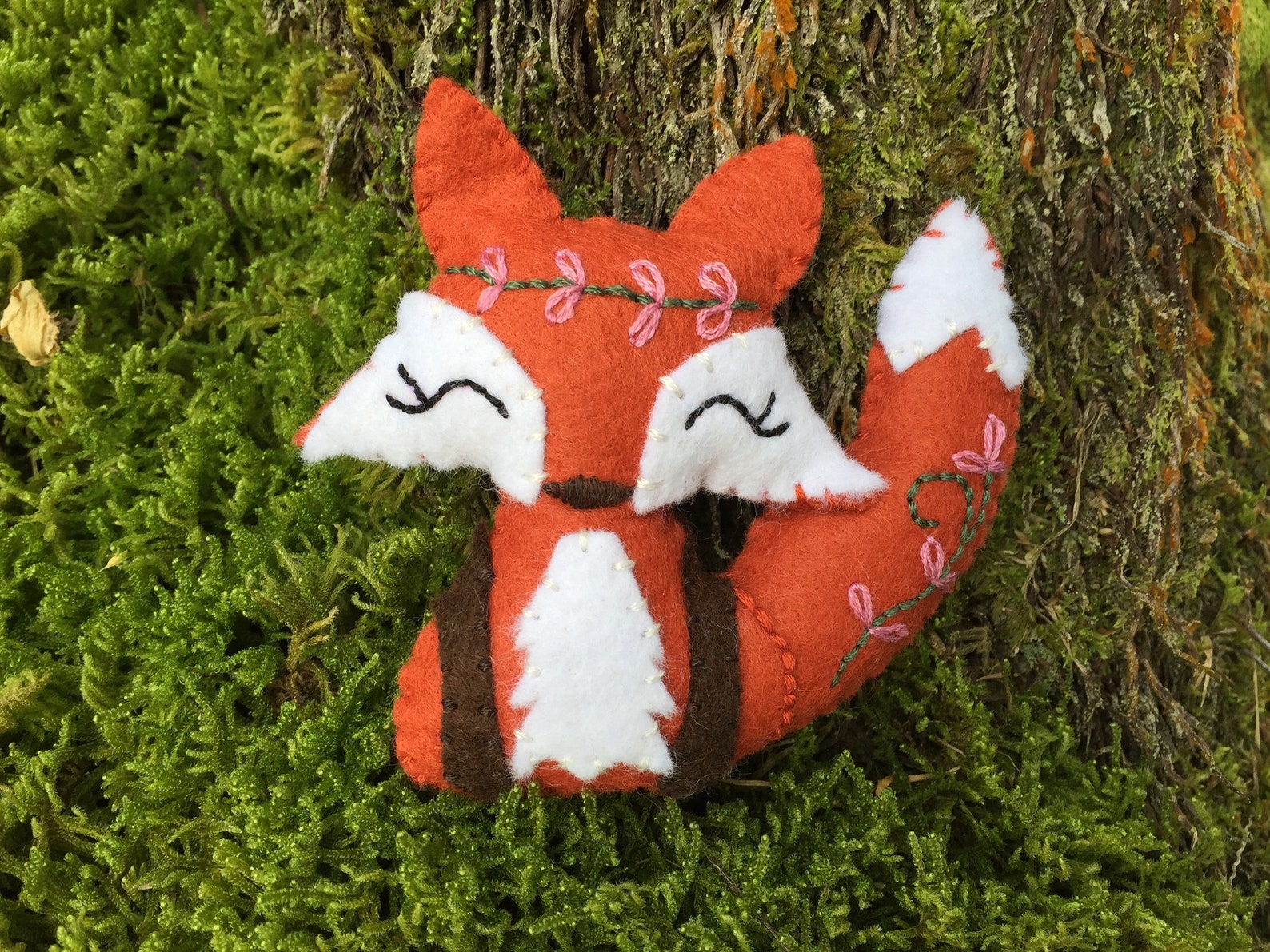 Woodland Fox PDF Pattern SVG Files 2 Different Fox Designs - Etsy