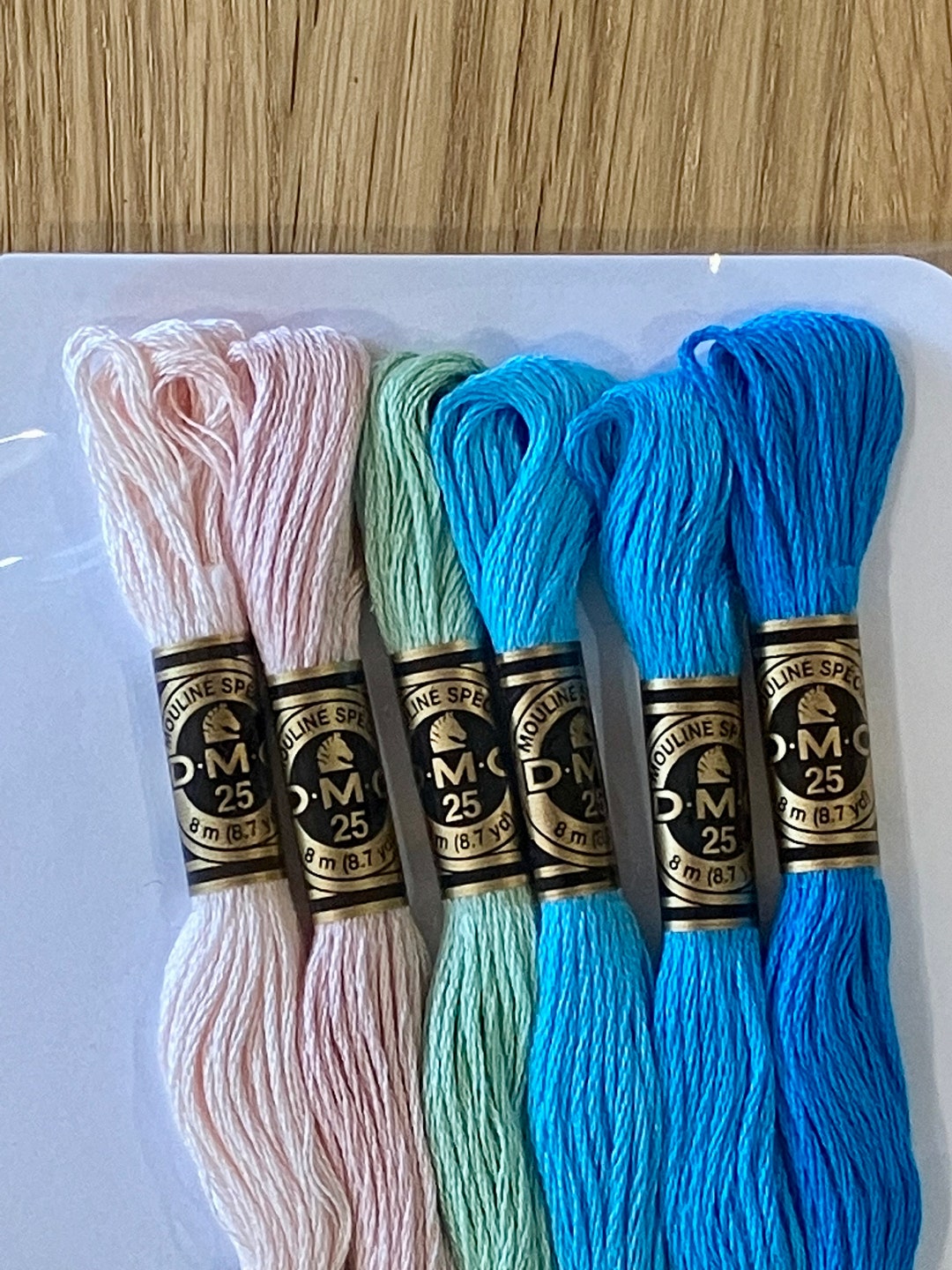 Nautilus Color Palette DMC Cotton Embroidery Floss Thread | 6 Skeins of ...