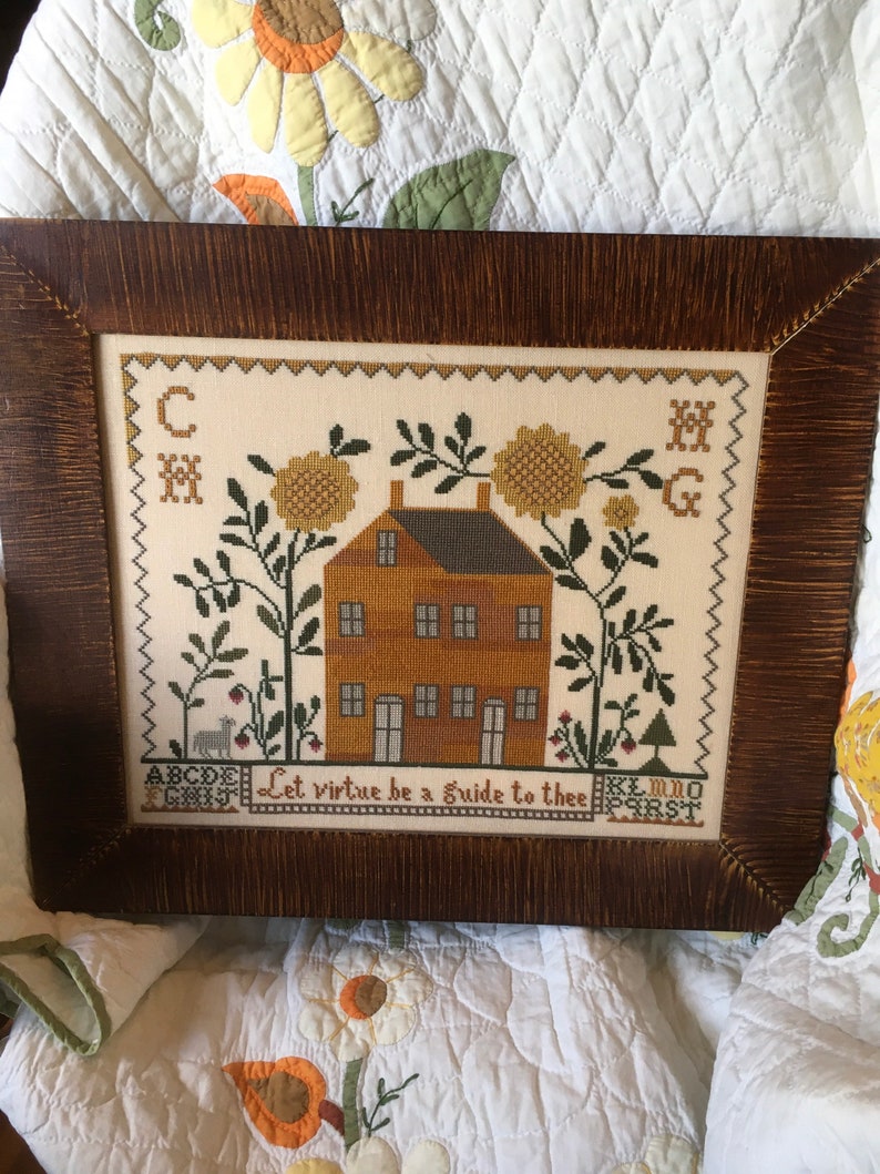 A Guide to Thee Sampler Cross Stitch Chart by the City Stitcher Janet ...