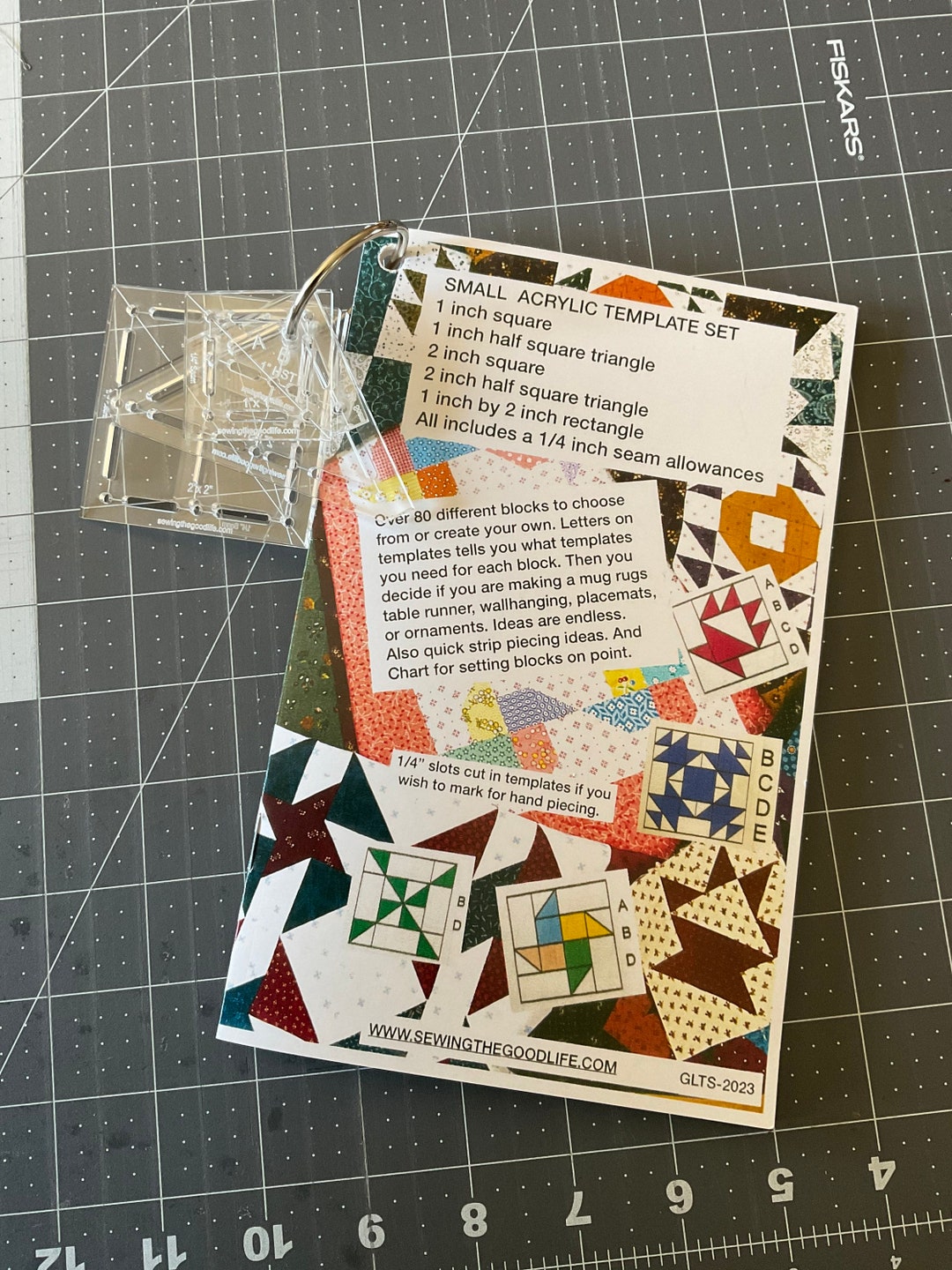 Small Acrylic Template Set With Book. - Etsy