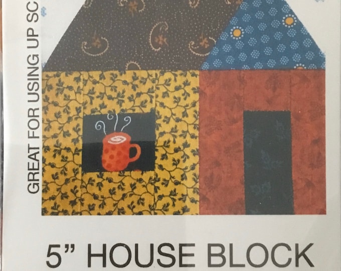 Quilt Pattern, Tiny House Craze, Log Cabin Blocks, Pieced Quilt, Appliqued Quilt, Wall Hanging ...