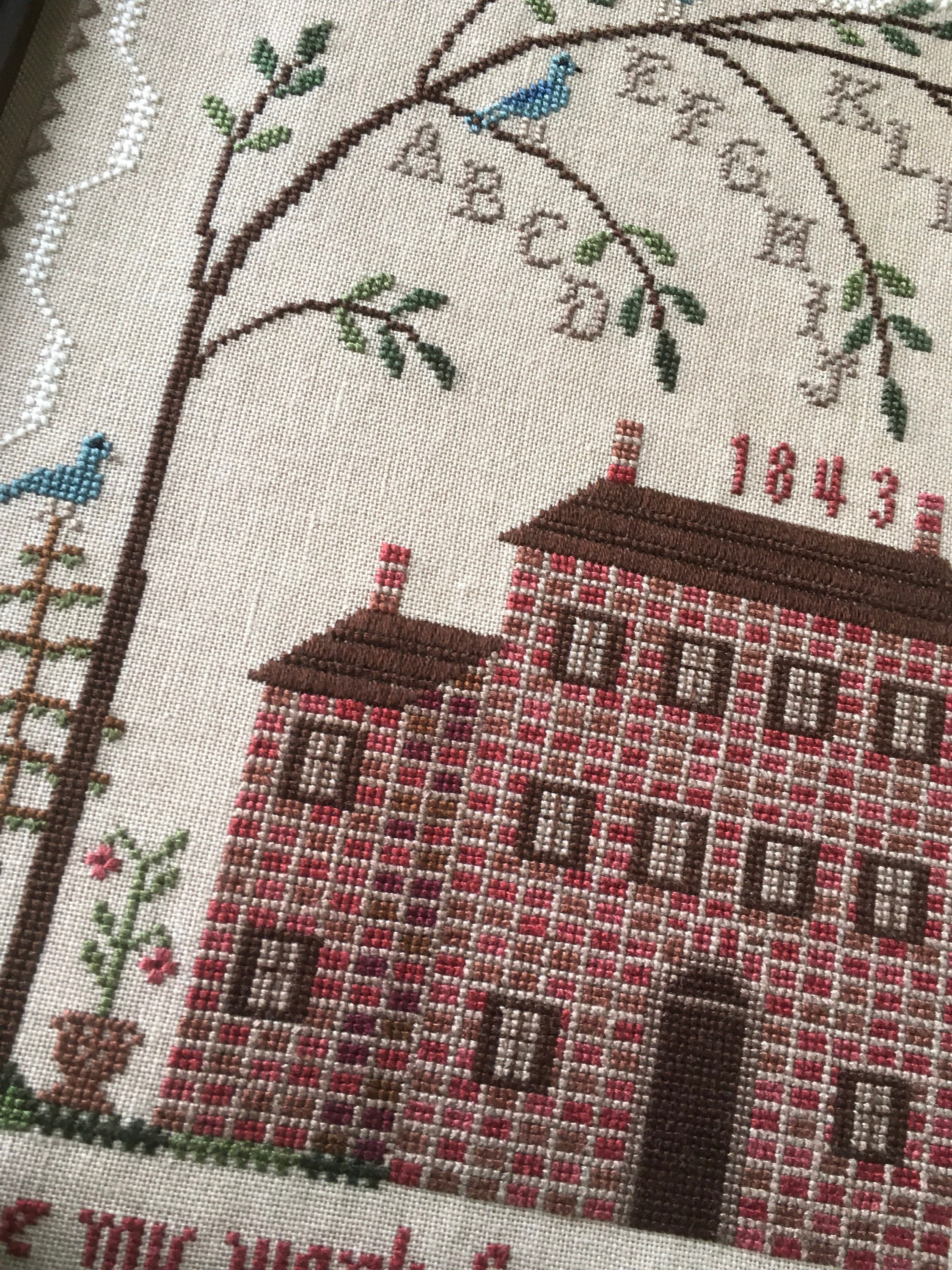 Weeping Tree Sampler Cross Stitch Chart by the City Stitcher Janet ...