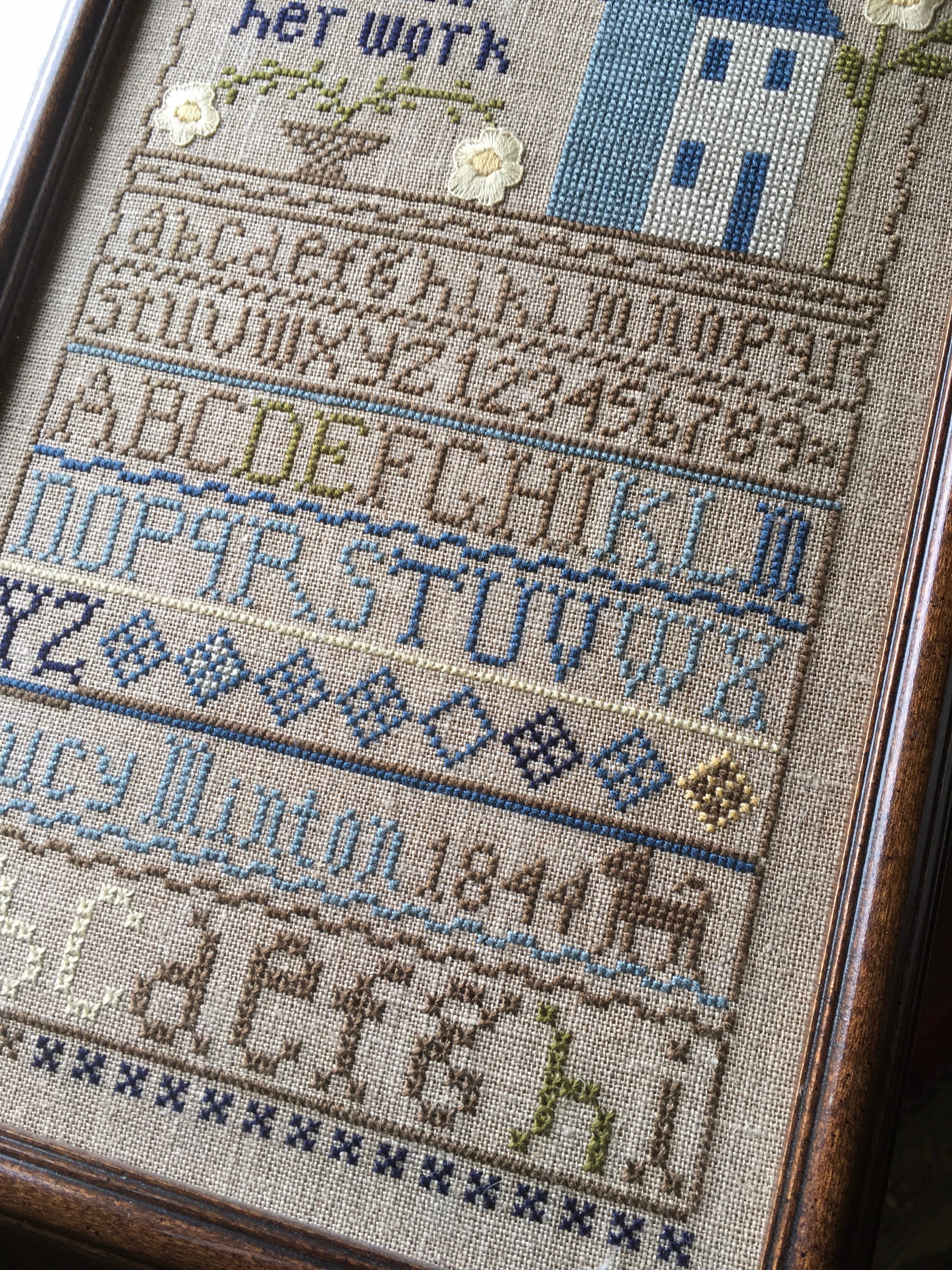 Lucy Minton Sampler Cross Stitch Chart by the City Stitcher Janet ...
